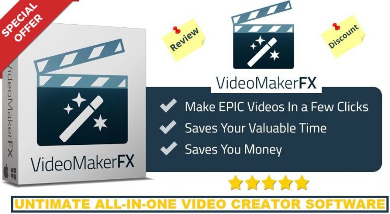 VideomakerFX Review 2024, Free Video Creation Software Discount Code