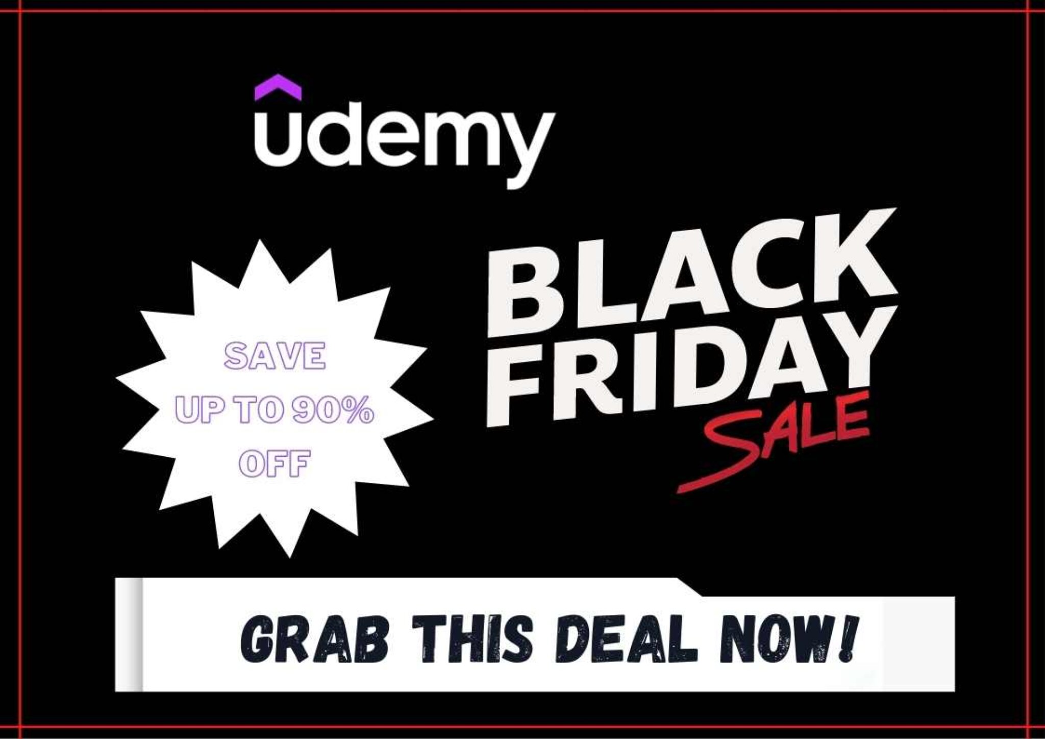 Udemy Black Friday Sale 2025, Get Up to 95% Discount