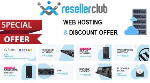 50% off Resellerclub Coupon Code India 2020 For Web Hosting Discount